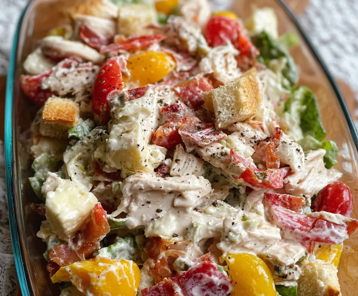 Easy Italian Chicken Salad Grinder