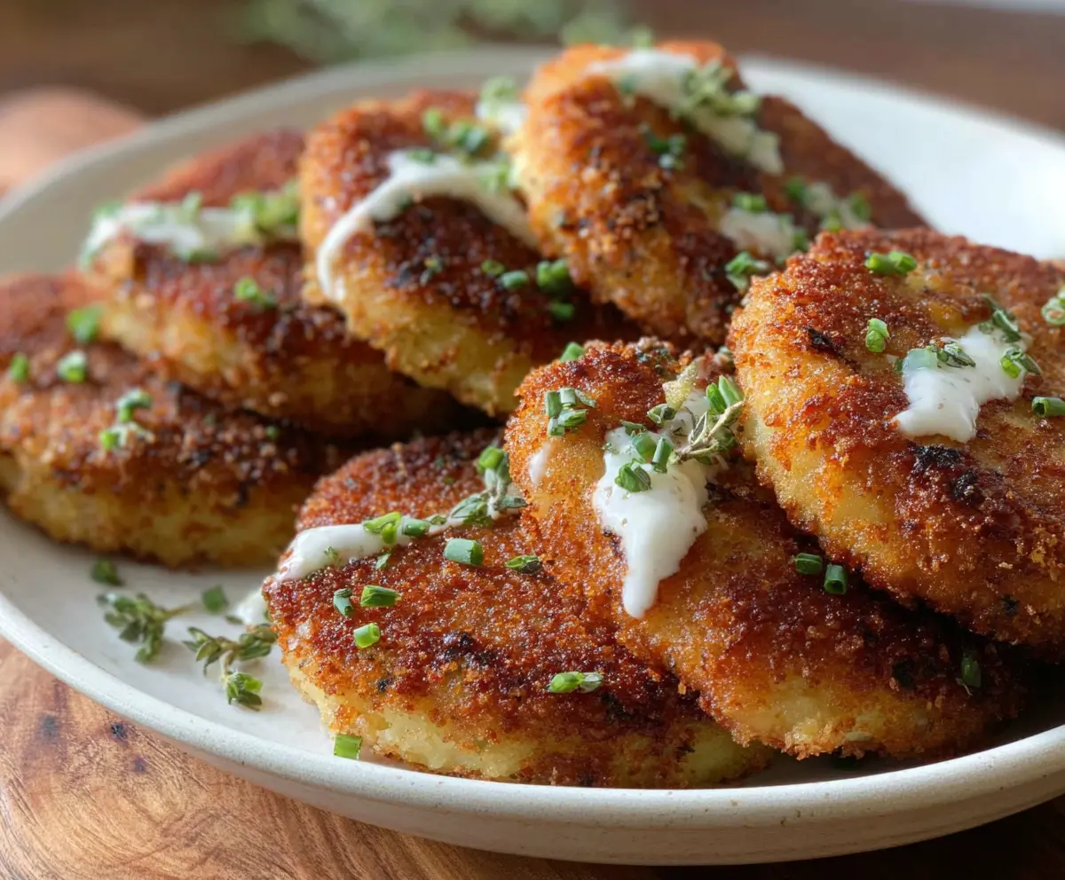 Crispy Mashed Potato Patties Recipe