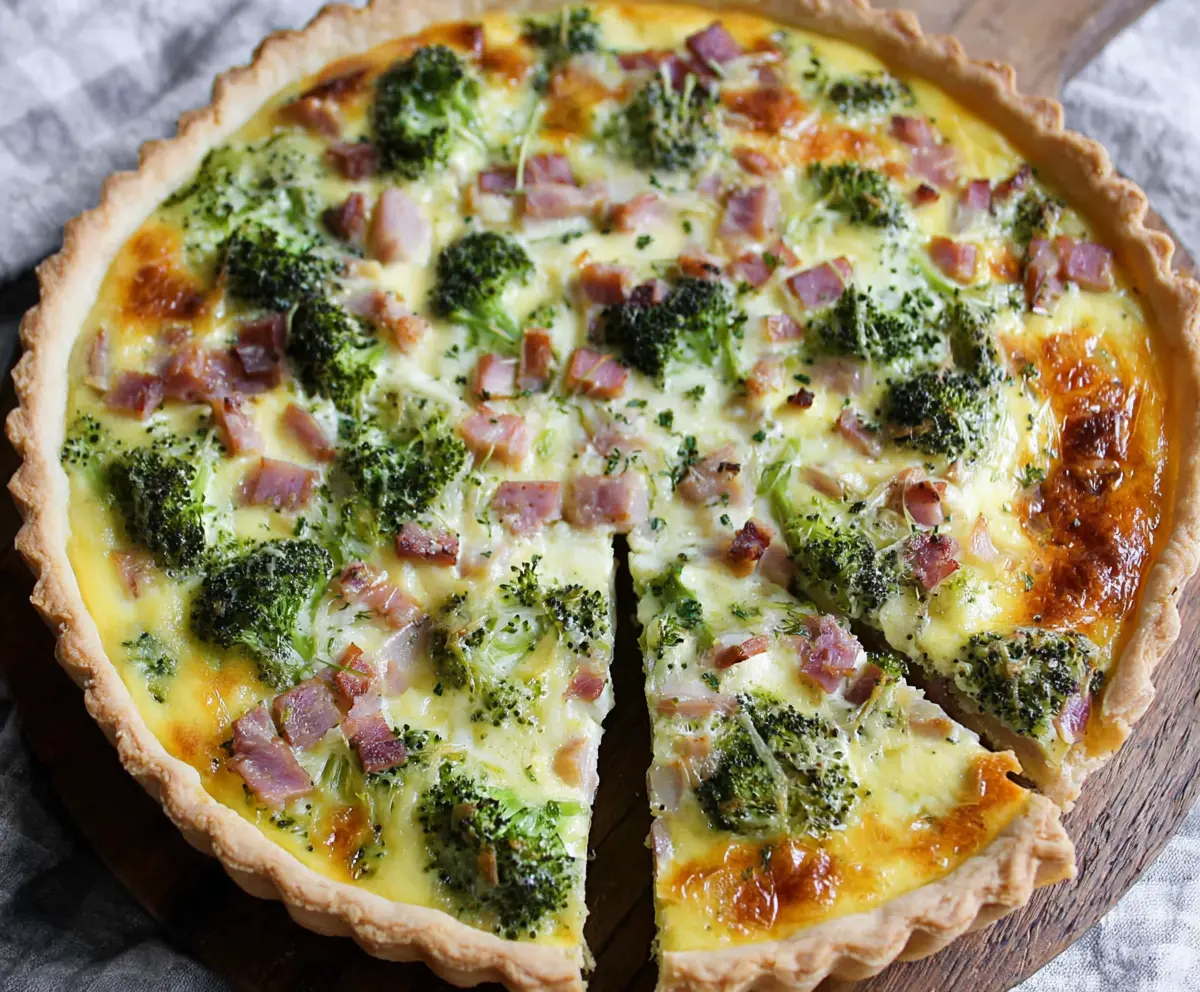 Easy Ham & Broccoli Savory Tart