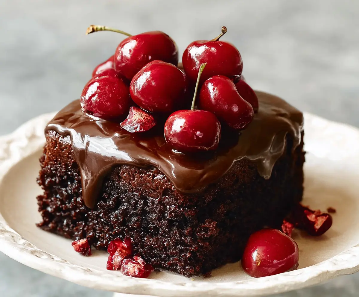 Easy Chocolate Cherry Cake Recipe