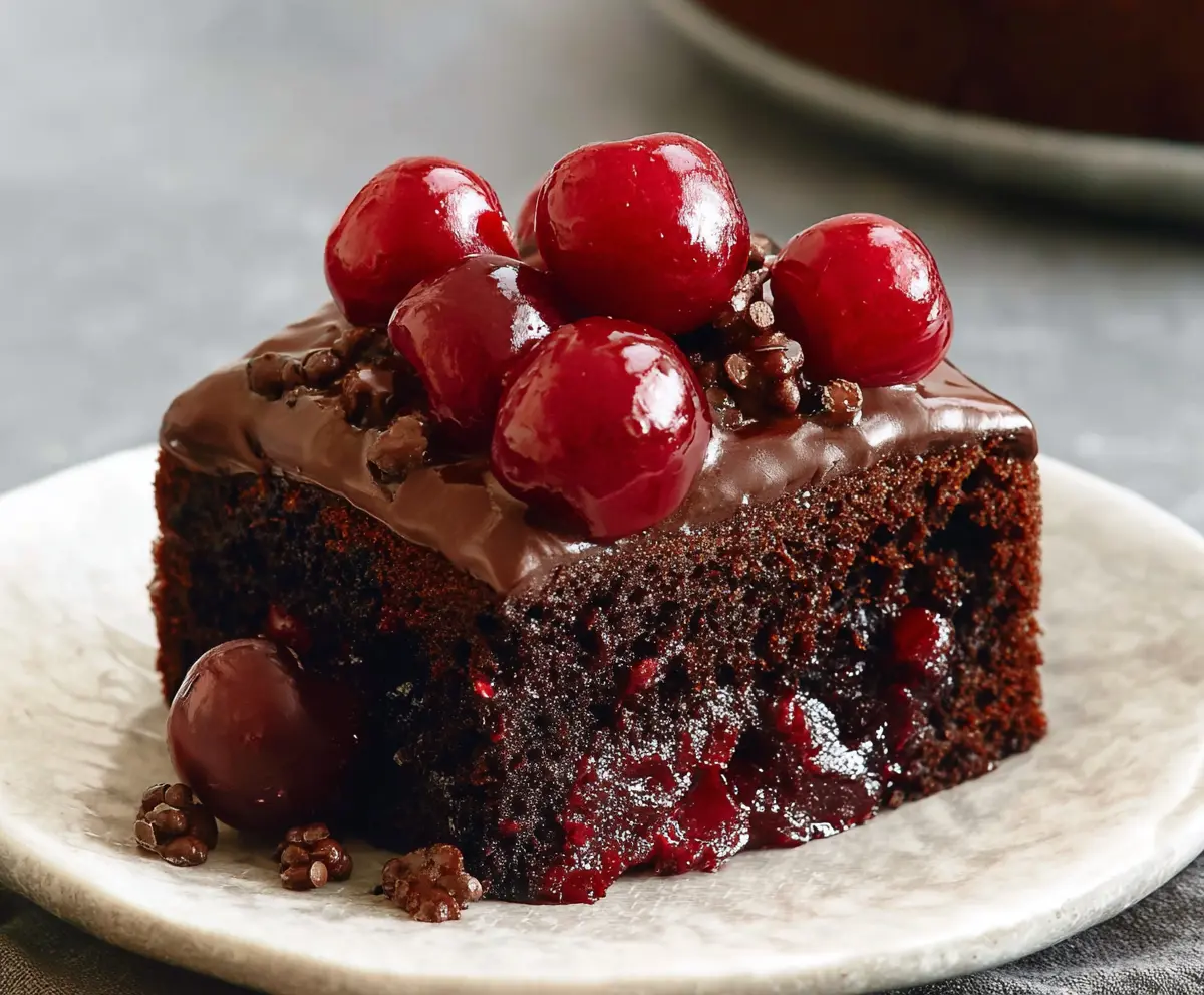 Easy Chocolate Cherry Cake Recipe