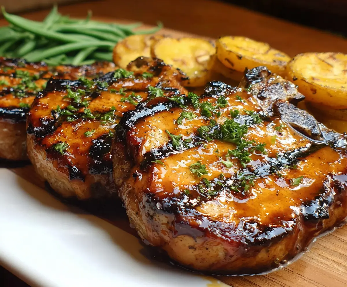 Sweet Grilled Brown Sugar Pork Chops