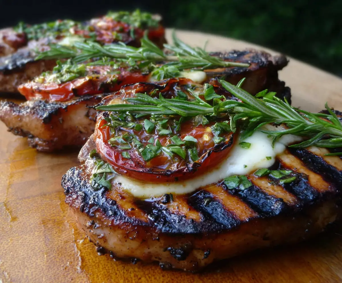 Easy Grilled Italian Pork Chops Recipe