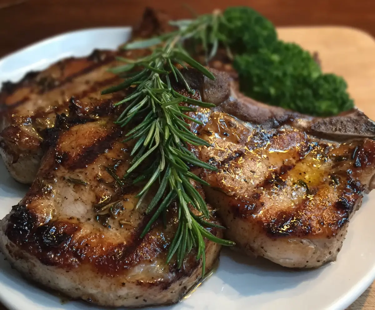 Easy Grilled Rosemary Pork Chops