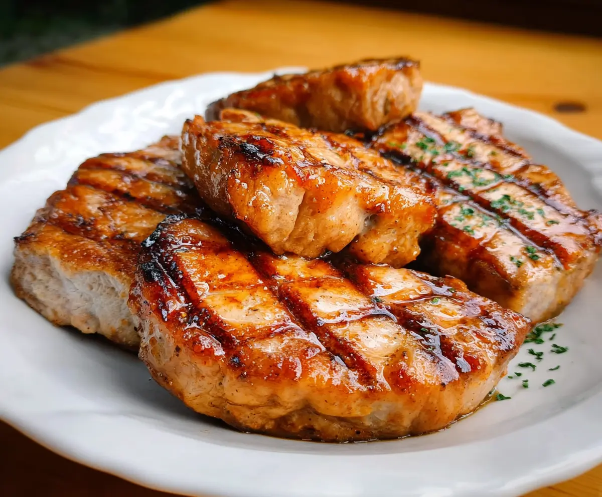 Juicy Grilled Pork Chops Recipe
