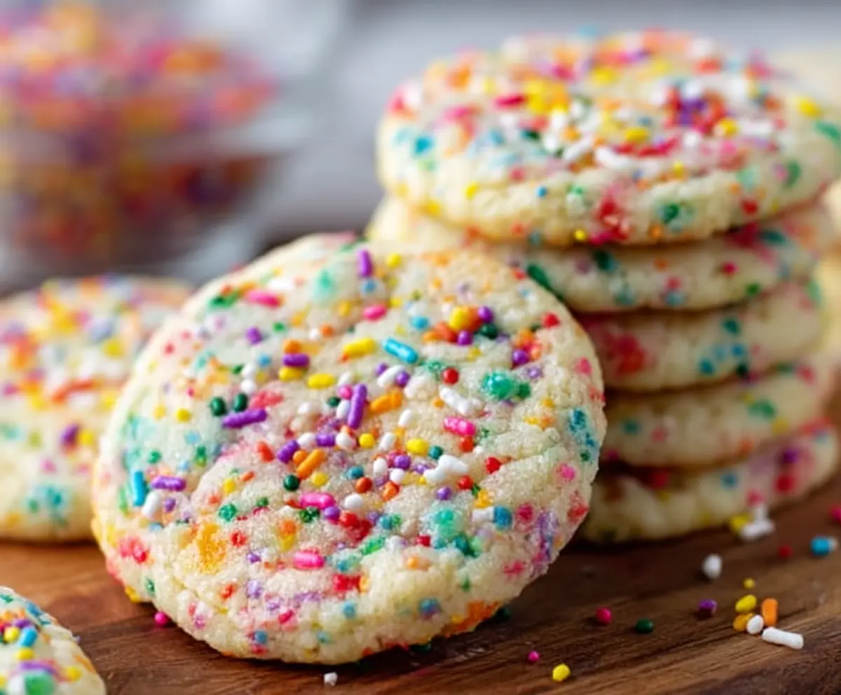 Easy Sprinkle Cookies for Valentine's Day
