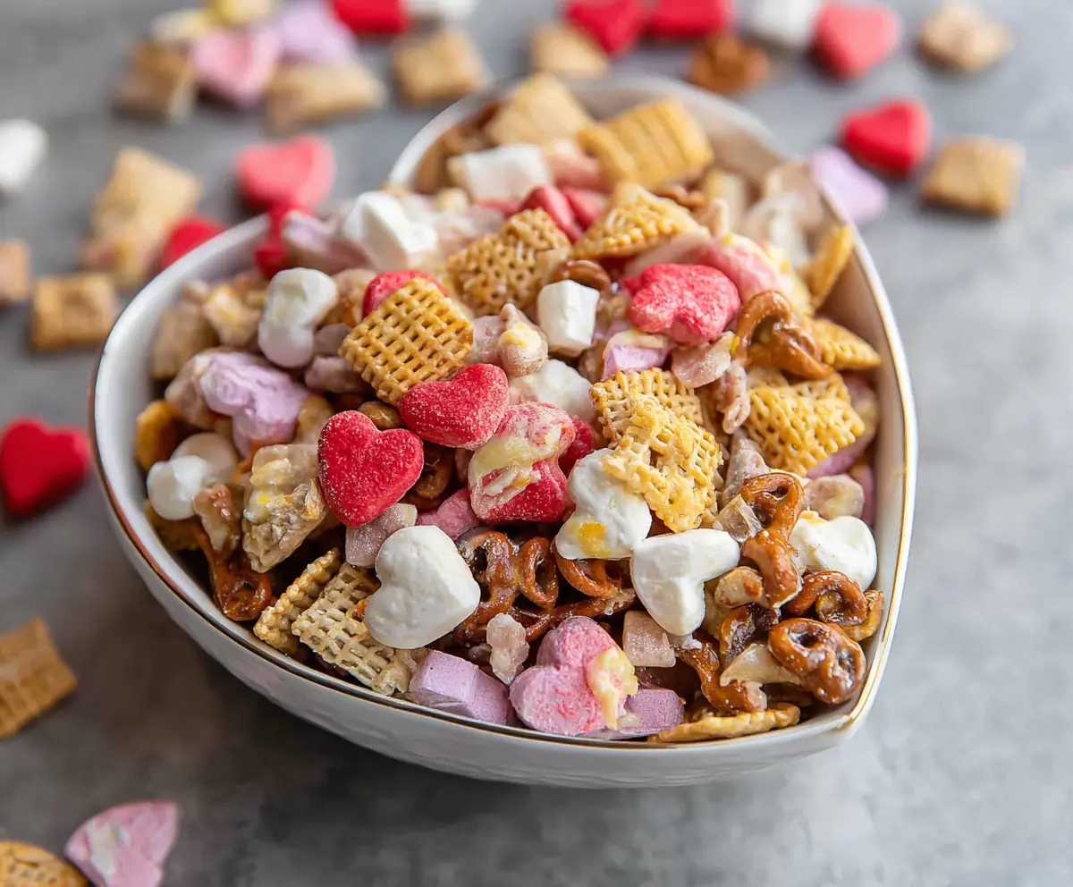 Easy Valentine Chex Mix Recipe