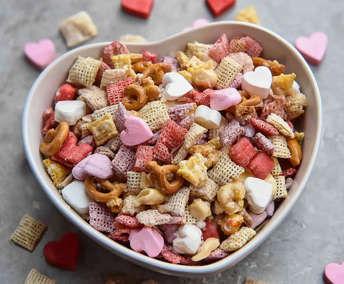 Easy Valentine Chex Mix Recipe